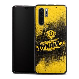 DeinDesign Huawei P30 Pro Handy Silikon H&uuml;lle Case schwarz Handyh&uuml;lle Logo Official Licensed Product Sg Dynamo Dresden