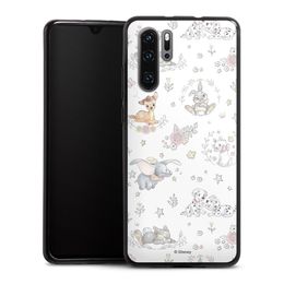 DeinDesign Huawei P30 Pro Handy Silikon H&uuml;lle Case schwarz Handyh&uuml;lle Disney Dumbo Bambi