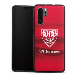 DeinDesign Huawei P30 Pro Handy Silikon H&uuml;lle Case schwarz Handyh&uuml;lle Stadium Official Licensed Product Vfb Stuttgart