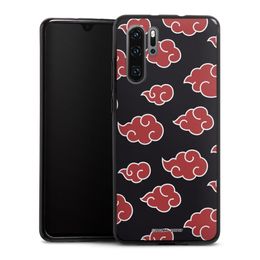 DeinDesign Huawei P30 Pro Handy Silikon H&uuml;lle Case schwarz Handyh&uuml;lle Akatsuki Official Licensed Product Naruto Shippuden