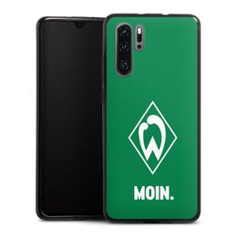 DeinDesign Huawei P30 Pro Handy Silikon H&uuml;lle Case schwarz Handyh&uuml;lle Moin Official Licensed Product Sv Werder Bremen