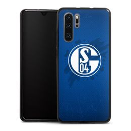 DeinDesign Huawei P30 Pro Handy Silikon H&uuml;lle Case schwarz Handyh&uuml;lle Official Licensed Product Fc Schalke 04 Schalke 04