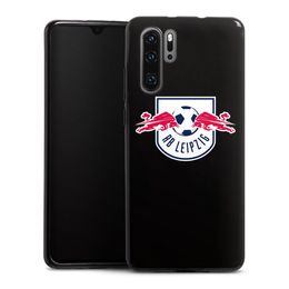 DeinDesign Huawei P30 Pro Handy Silikon H&uuml;lle Case schwarz Handyh&uuml;lle Official Licensed Product Transparent Rb Leipzig
