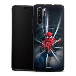 DeinDesign Huawei P30 Pro Handy Silikon H&uuml;lle Case schwarz Handyh&uuml;lle Kinofilm Marvel Spiderman