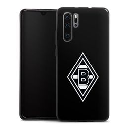 DeinDesign Huawei P30 Pro Handy Silikon H&uuml;lle Case schwarz Handyh&uuml;lle Borussia M&ouml;nchengladbach Gladbach Coat Of Arms