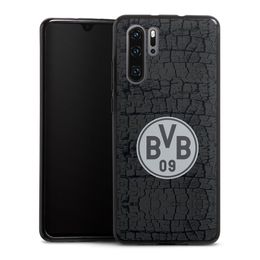 DeinDesign Huawei P30 Pro Handy Silikon H&uuml;lle Case schwarz Handyh&uuml;lle Jersey Borussia Dortmund Bvb