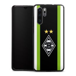 DeinDesign Huawei P30 Pro Handy Silikon H&uuml;lle Case schwarz Handyh&uuml;lle Logo Gladbach Borussia M&ouml;nchengladbach