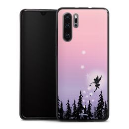 DeinDesign Huawei P30 Pro Handy Silikon H&uuml;lle Case schwarz Handyh&uuml;lle Tinkerbells Official Licensed Product Disney