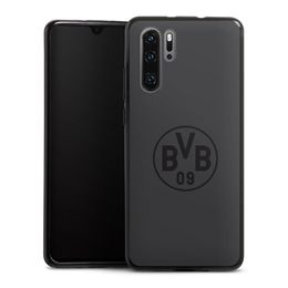 DeinDesign Huawei P30 Pro Handy Silikon H&uuml;lle Case schwarz Handyh&uuml;lle Bvb Borussia Dortmund Logo