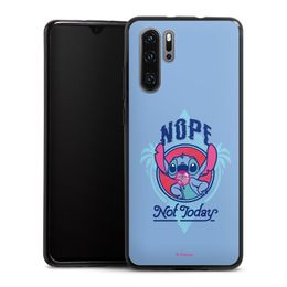 DeinDesign Huawei P30 Pro Handy Silikon H&uuml;lle Case schwarz Handyh&uuml;lle Disney Sayings Lilo & Stitch