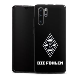 DeinDesign Huawei P30 Pro Handy Silikon H&uuml;lle Case schwarz Handyh&uuml;lle Die Fohlen Gladbach Borussia M&ouml;nchengladbach