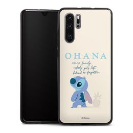 DeinDesign Huawei P30 Pro Handy Silikon H&uuml;lle Case schwarz Handyh&uuml;lle Lilo & Stitch Disney Official Licensed Product