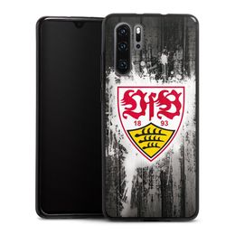 DeinDesign Huawei P30 Pro Handy Silikon H&uuml;lle Case schwarz Handyh&uuml;lle Official Licensed Product Vfb Stuttgart Bundesliga