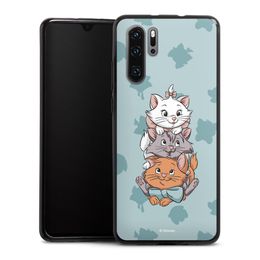 DeinDesign Huawei P30 Pro Handy Silikon H&uuml;lle Case schwarz Handyh&uuml;lle Disney Aristocats Cat