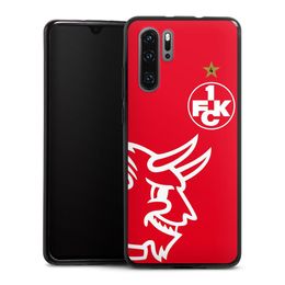 DeinDesign Huawei P30 Pro Handy Silikon H&uuml;lle Case schwarz Handyh&uuml;lle Star Devil 1. Fc Kaiserslautern
