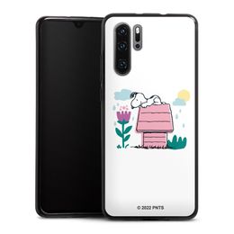 DeinDesign Huawei P30 Pro Handy Silikon H&uuml;lle Case schwarz Handyh&uuml;lle Snoopy Dog Official Licensed Product