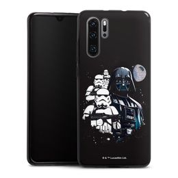 DeinDesign Huawei P30 Pro Handy Silikon H&uuml;lle Case schwarz Handyh&uuml;lle Weltall Star Wars Movie