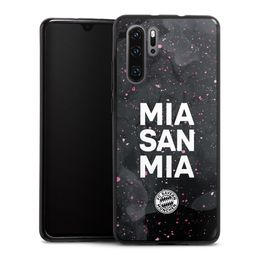 DeinDesign Huawei P30 Pro Handy Silikon H&uuml;lle Case schwarz Handyh&uuml;lle Mia San Mia Girl Style Fc Bayern M&uuml;nchen