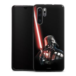 DeinDesign Huawei P30 Pro Handy Silikon H&uuml;lle Case schwarz Handyh&uuml;lle Merchandise Darth Vader Star Wars