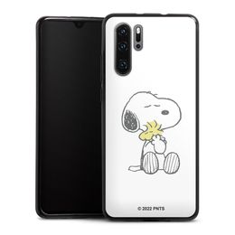 DeinDesign Huawei P30 Pro Handy Silikon H&uuml;lle Case schwarz Handyh&uuml;lle Snoopy Love Peanuts