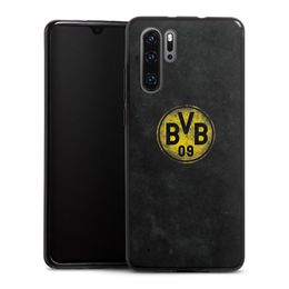 DeinDesign Huawei P30 Pro Handy Silikon H&uuml;lle Case schwarz Handyh&uuml;lle Bvb Borussia Dortmund Merchandise