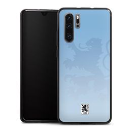 DeinDesign Huawei P30 Pro Handy Silikon H&uuml;lle Case schwarz Handyh&uuml;lle Official Licensed Product Logo Tsv 1860 M&uuml;nchen