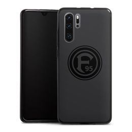 DeinDesign Huawei P30 Pro Handy Silikon H&uuml;lle Case schwarz Handyh&uuml;lle F95 Fortuna D&uuml;sseldorf Logo