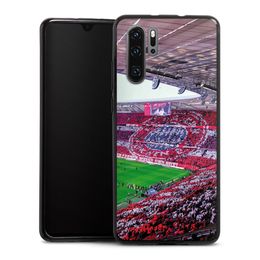 DeinDesign Huawei P30 Pro Handy Silikon H&uuml;lle Case schwarz Handyh&uuml;lle Stadium Fcb Fc Bayern M&uuml;nchen