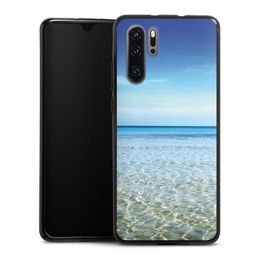 DeinDesign Huawei P30 Pro Handy Silikon H&uuml;lle Case schwarz Handyh&uuml;lle Urlaub Sky Ocean