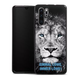 DeinDesign Huawei P30 Pro Handy Silikon H&uuml;lle Case schwarz Handyh&uuml;lle Official Licensed Product Tsv 1860 M&uuml;nchen Lion
