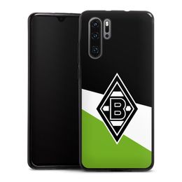 DeinDesign Huawei P30 Pro Handy Silikon H&uuml;lle Case schwarz Handyh&uuml;lle Borussia M&ouml;nchengladbach Official Licensed Product Gladbach
