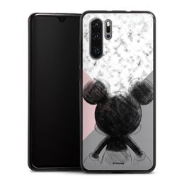 DeinDesign Huawei P30 Pro Handy Silikon H&uuml;lle Case schwarz Handyh&uuml;lle Marble Disney Mickey Mouse