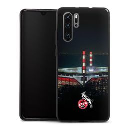 DeinDesign Huawei P30 Pro Handy Silikon H&uuml;lle Case schwarz Handyh&uuml;lle Stadium 1. Fc K&ouml;ln Official Licensed Product