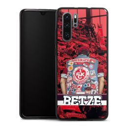 DeinDesign Huawei P30 Pro Handy Silikon H&uuml;lle Case schwarz Handyh&uuml;lle Official Licensed Product 1. Fc Kaiserslautern 1. Fck