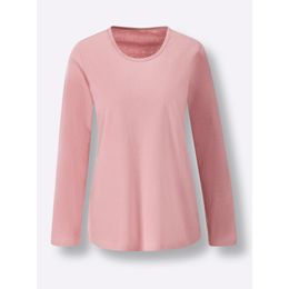 w&auml;schepur w&auml;schepur Damen Schlafanz&uuml;ge mit karierten Hosen, hortensie-bedruckt + bleu-bedruckt, Gr&ouml;&szlig;e 40/42