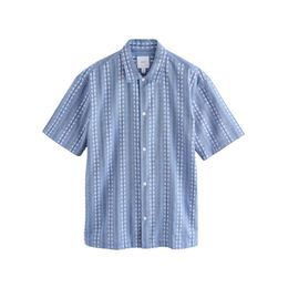 next Hemd Herren Gr&ouml;&szlig;e XXXL blau / offwhite