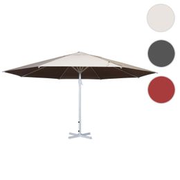 Mendler Sonnenschirm Meran II, Gastronomie Marktschirm, Ř 5m Polyester/Alu Mast wei&szlig; 28kg ~ Variantenangebot 70739