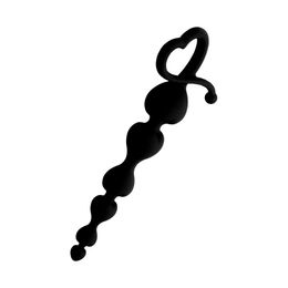 EIS Herz-Analkette aus Silikon, 18 cm
