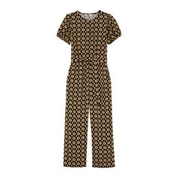 WE Fashion Jumpsuit M&auml;dchen Gr&ouml;&szlig;e 116 honig / schwarz