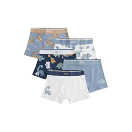 next Boxershorts Jungen Gr&ouml;&szlig;e 92 taubenblau / dunkelblau / cappuccino / wei&szlig;
