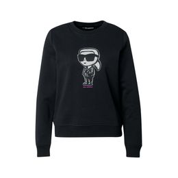 K by KARL LAGERFELD Karl Lagerfeld Sweatshirt 'IKON' Damen Gr&ouml;&szlig;e L schwarz / wei&szlig;