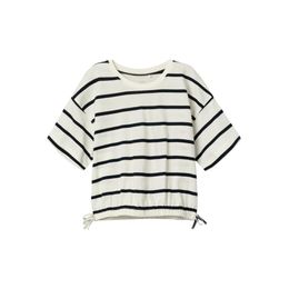 name it T-Shirt 'NKFFunion' M&auml;dchen Gr&ouml;&szlig;e 122/128 creme / schwarz