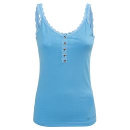 Influencer Top Damen Gr&ouml;&szlig;e XL blau