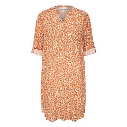 Kaffe Kleid 'Aida' Damen Gr&ouml;&szlig;e 46 orangemeliert Sommerkleid