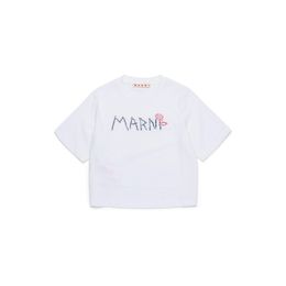 Marni T-Shirt M&auml;dchen Gr&ouml;&szlig;e 152 rot / schwarz / wei&szlig;