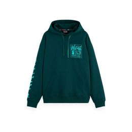 Scotch & Soda SCOTCH & SODA Sweatshirt male size XXL Turquoise / Dark green