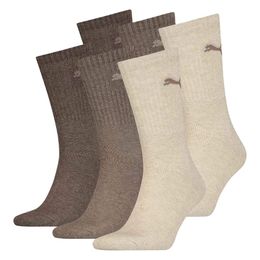 Puma Sportsocken Herren Gr&ouml;&szlig;e 39/42 beige / braun / schoko