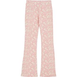 WE Fashion Leggings M&auml;dchen Gr&ouml;&szlig;e 122 rosa / wei&szlig;