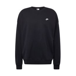 Nike Sportswear Sweatshirt 'CLUB FT' Herren Gr&ouml;&szlig;e S schwarz / wei&szlig;