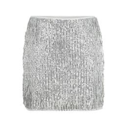 Topshop Rock Damen Gr&ouml;&szlig;e 42 silber